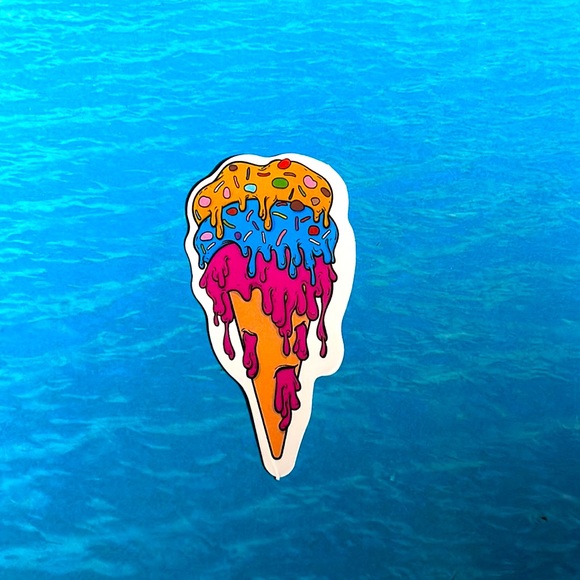 Art | Ice Cream Cone Decal Sticker | Poshmark